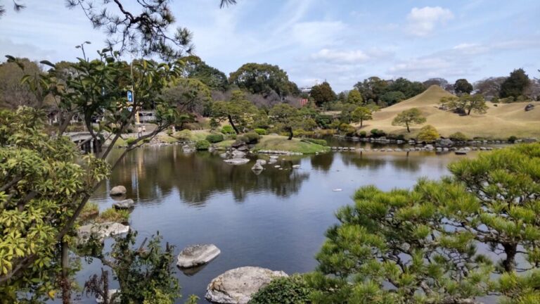 The 6 elements of Japanese pond garden.